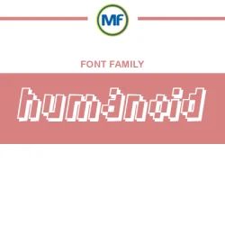 HUMANOID TYPHOON CAPS Font: Free Download | MaisFontes