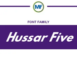 Hussar Five Opposite Bold Oblique Font: Free Download | MaisFontes