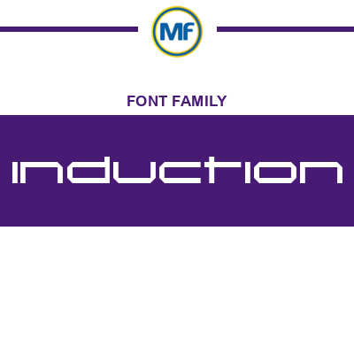 Induction Font Family: Free Download | MaisFontes