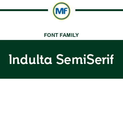 Indulta SemiSerif Font Family: Download Free | MaisFontes