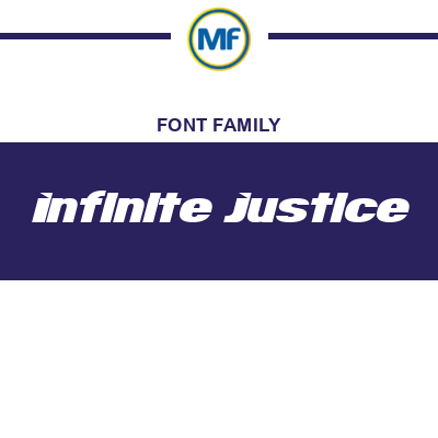 Infinite Justice Font Family: Download Free | MaisFontes