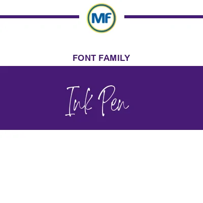 Ink Pen Font Family: Download Free | MaisFontes