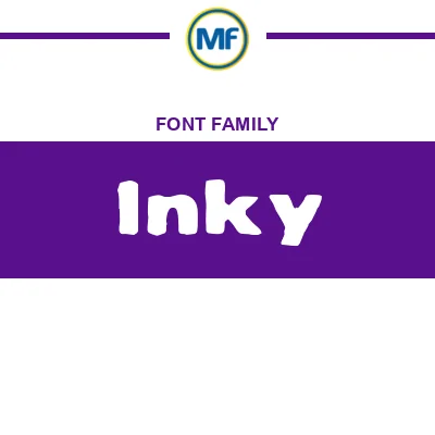 Inky Font Family: Download Free | MaisFontes