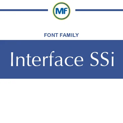 Interface SSi Font Family: Download Free | MaisFontes