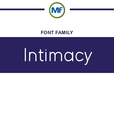 Intimacy Font Family: Download Free | MaisFontes