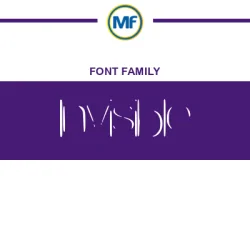 Invisible: Free Font Download | MaisFontes