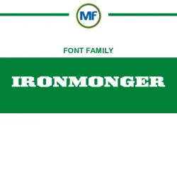 Ironmonger Black Font: Free Download | MaisFontes