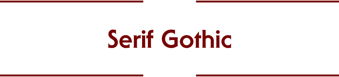 ITC Serif Gothic LT Heavy Font: Free Download | MaisFontes