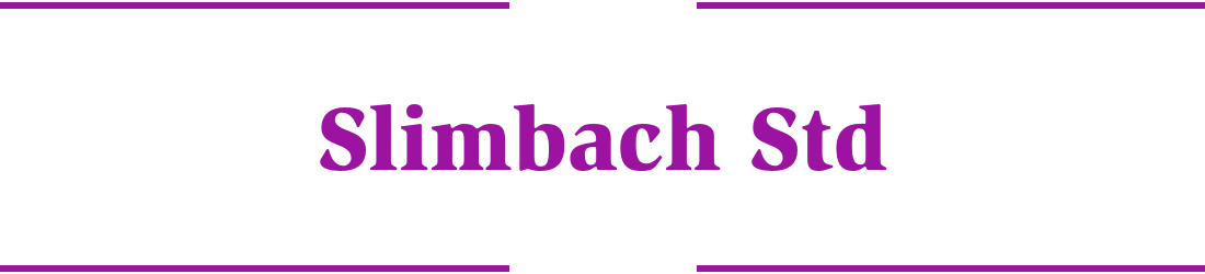 ITC Slimbach Std Book Font: Free Download | MaisFontes