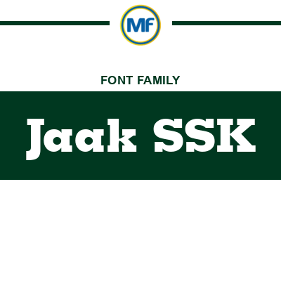 Jaak SSK Font Family: Download Free | MaisFontes