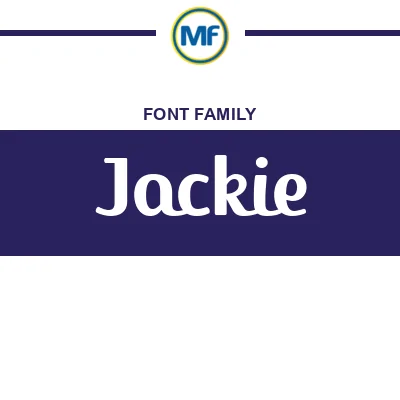 Jackie Font Family: Download Free | MaisFontes