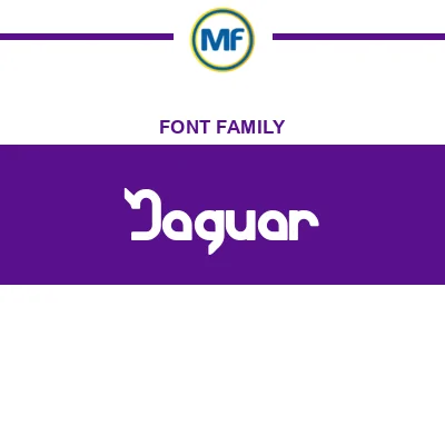 Jaguar Font Family: Download Free | MaisFontes