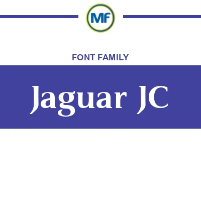 Jaguar JC Font Family: Free Download | MaisFontes