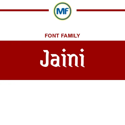 Jaini Font Family: Free Download (Google Fonts) | MaisFontes