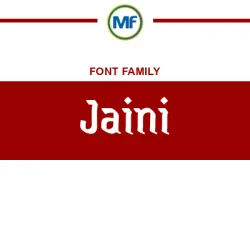Jaini Regular: Free Font Download | MaisFontes