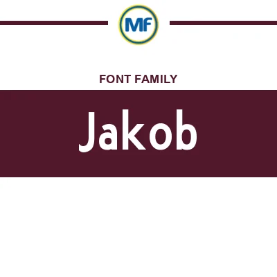 Jakob Font Family: Download Free | MaisFontes