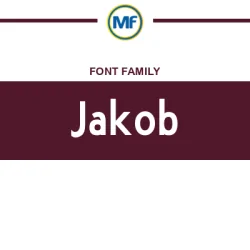 Jakob Bold Font: Free Download | MaisFontes