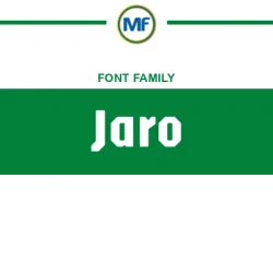 Jaro 60pt Regular Font: Free Download | MaisFontes