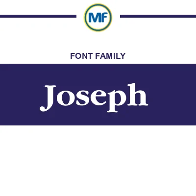 Joseph Font Family: Download Free | MaisFontes