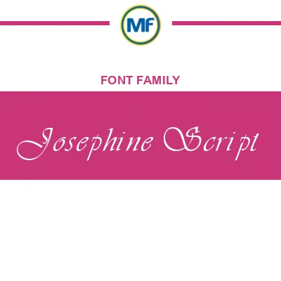 Josephine Script Font Family: Free Download | MaisFontes