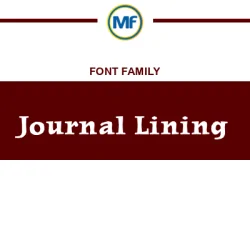 Journal Lining Ultra: Free Font Download | MaisFontes