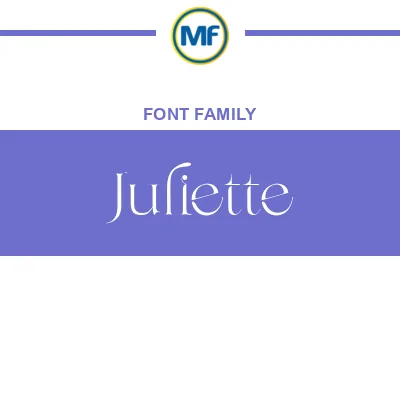 Juliette Font Family: Download Free | MaisFontes