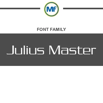 Julius Master Font Family: Download Free | MaisFontes