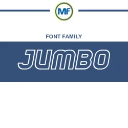 Jumbo Outline: Free Font Download | MaisFontes