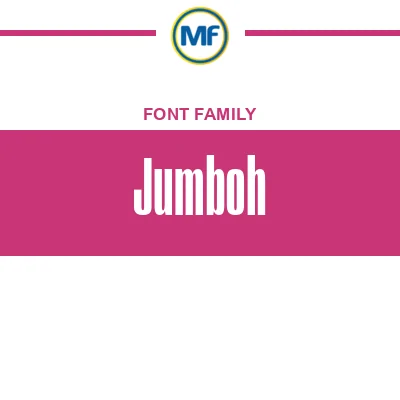 Jumboh Font Family: Download Free | MaisFontes