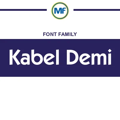 Kabel Demi Font Family: Download Free | MaisFontes