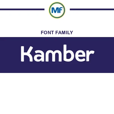 Kamber Font Family: Free Download | MaisFontes