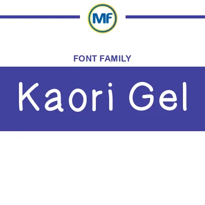 Kaori Gel Font Family: Download Free | MaisFontes