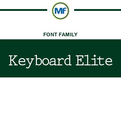 Keyboard Elite Font Family: Download Free | MaisFontes