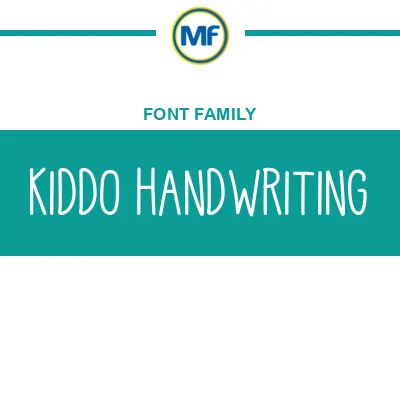 Kiddo Handwriting Font Family: Free Download | MaisFontes
