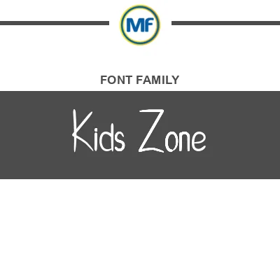 Kids Zone Font Family: Download Free | MaisFontes