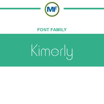 Kimerly Font Family: Free Download | MaisFontes