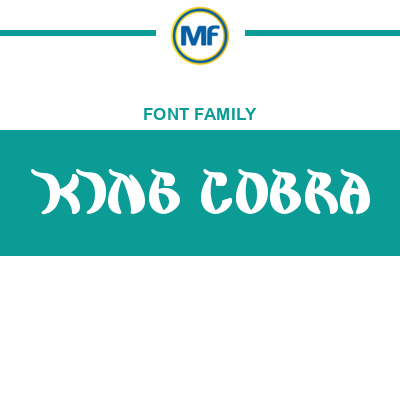 King Cobra Font Family: Download Free | MaisFontes