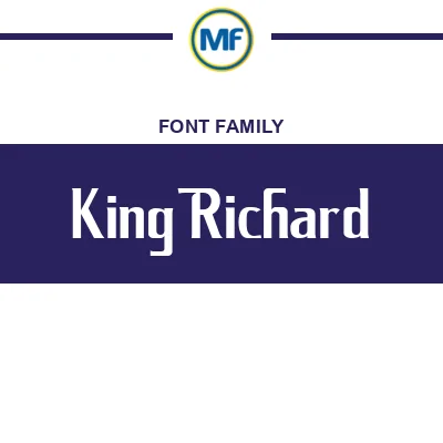 King Richard Font Family: Download Free | MaisFontes