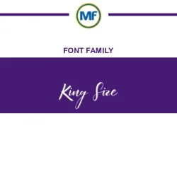 King Size Script Font: Free Download | MaisFontes