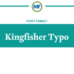 Kingfisher Typo Display: Free Font Download | MaisFontes