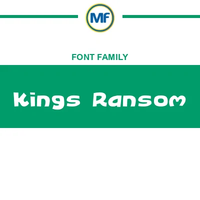Kings Ransom Font Family: Download Free | MaisFontes