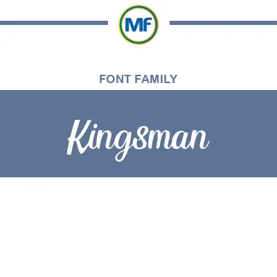 Kingsman Font Family: Download Free | MaisFontes