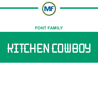 Kitchen Cowboy Font Family: Download Free | MaisFontes