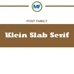 Klein Slab Serif: Free Font Download | MaisFontes