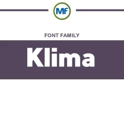 Klima Black Font: Free Download | MaisFontes