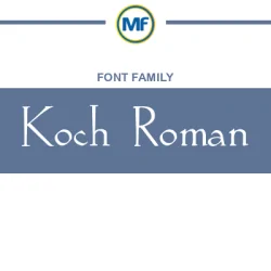 Koch Roman Wide: Free Font Download | MaisFontes