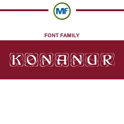 Konanur Font Family: Download Free | MaisFontes