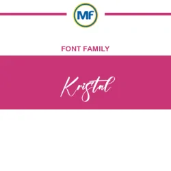 Kristal Font: Free Download | MaisFontes