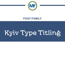 Kyiv Type Titling: Free Font Download | MaisFontes
