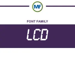 LCD: Free Font Download | MaisFontes